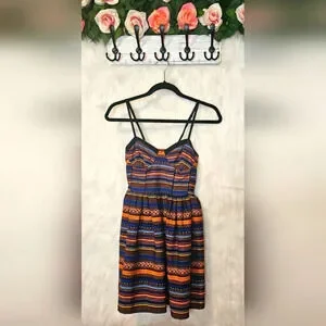 Band of Gypsies | Dresses | Band Of Gypsies Geo Print Mini Dress Rare ...